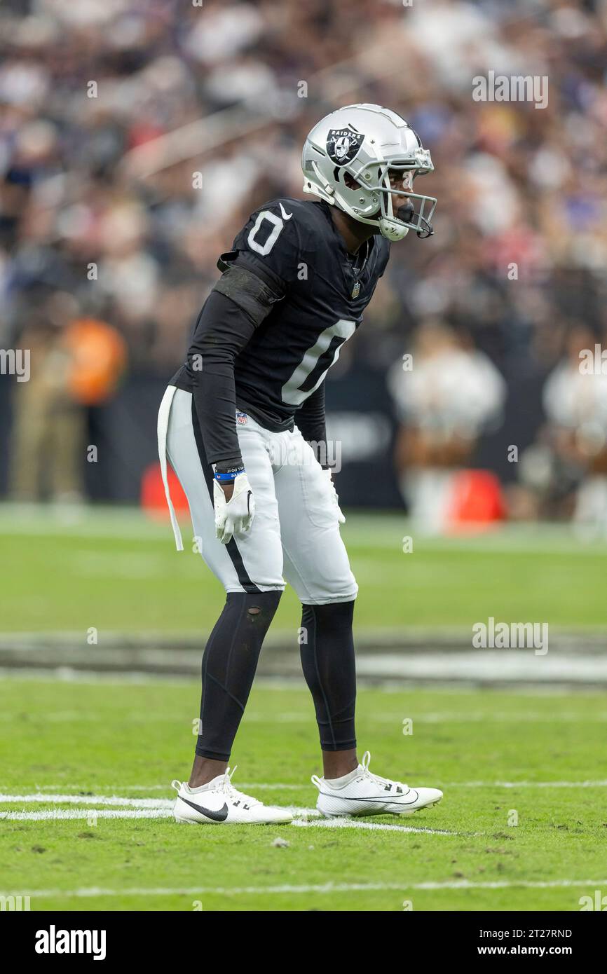 Las Vegas Raiders safety Marcus Epps (1) against the New England ...