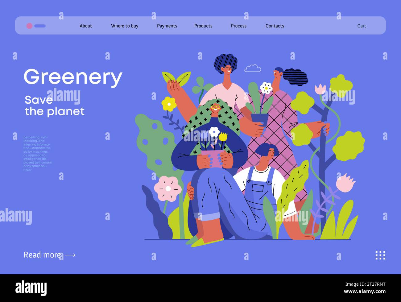 Interaction of flowers Stock Vector Images - Alamy