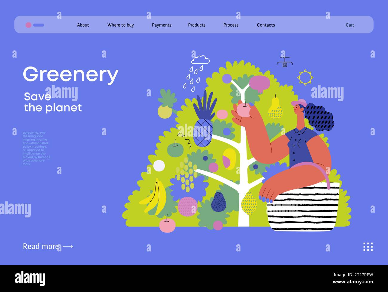 Orchard biodiversity Stock Vector Images - Alamy
