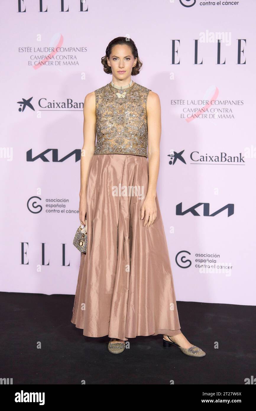Madrid. Spain. 20231017, Emma Ferrer attends Elle Magazine 'Cancer Ball ...