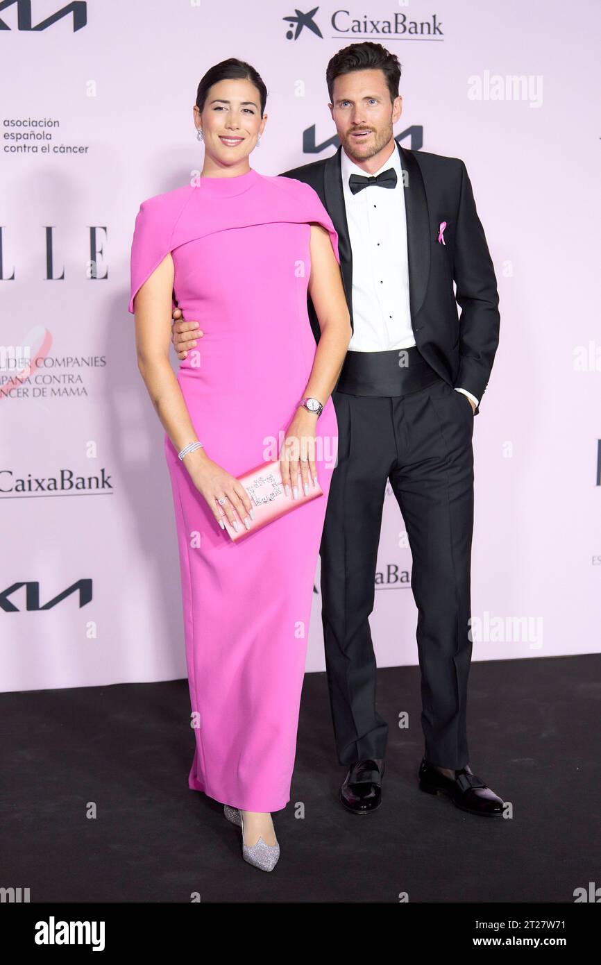 Madrid. Spain. 20231017, Garbine Muguruza, Arthur Borges attends Elle ...