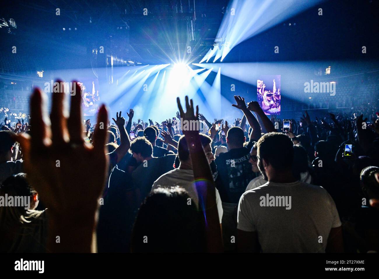 Zagreb, Croatia. , . American singerJeremih performs as opening act at ...