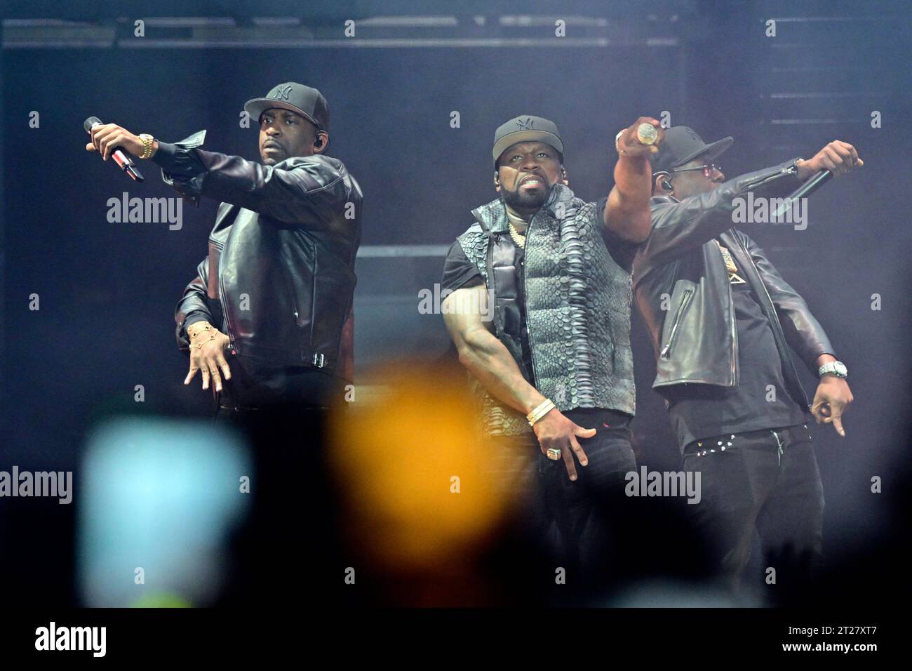 Zagreb, Croatia. , . Concert of the famous American rapper 50 Cent in ...