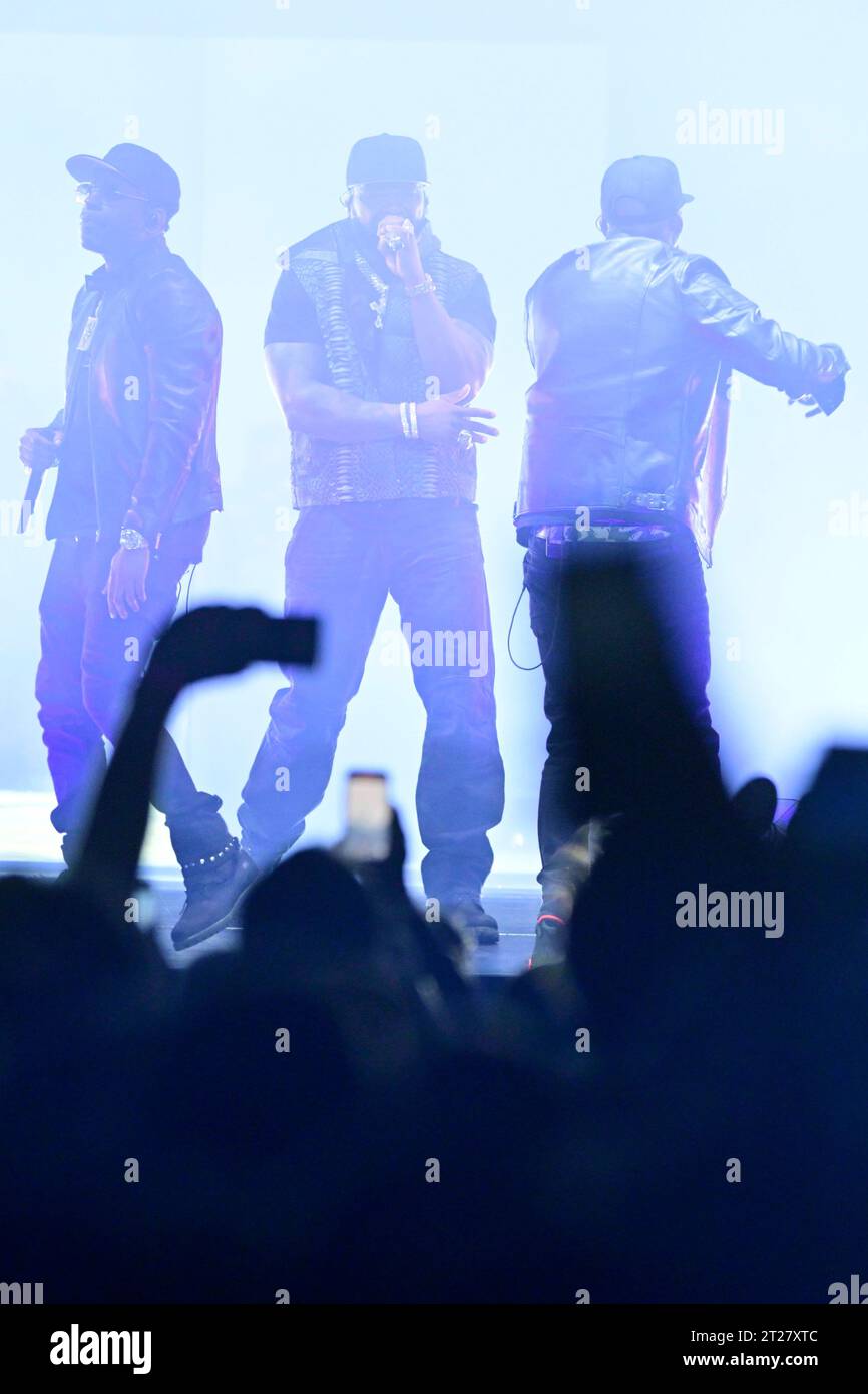 Zagreb, Croatia. , . Concert of the famous American rapper 50 Cent in ...