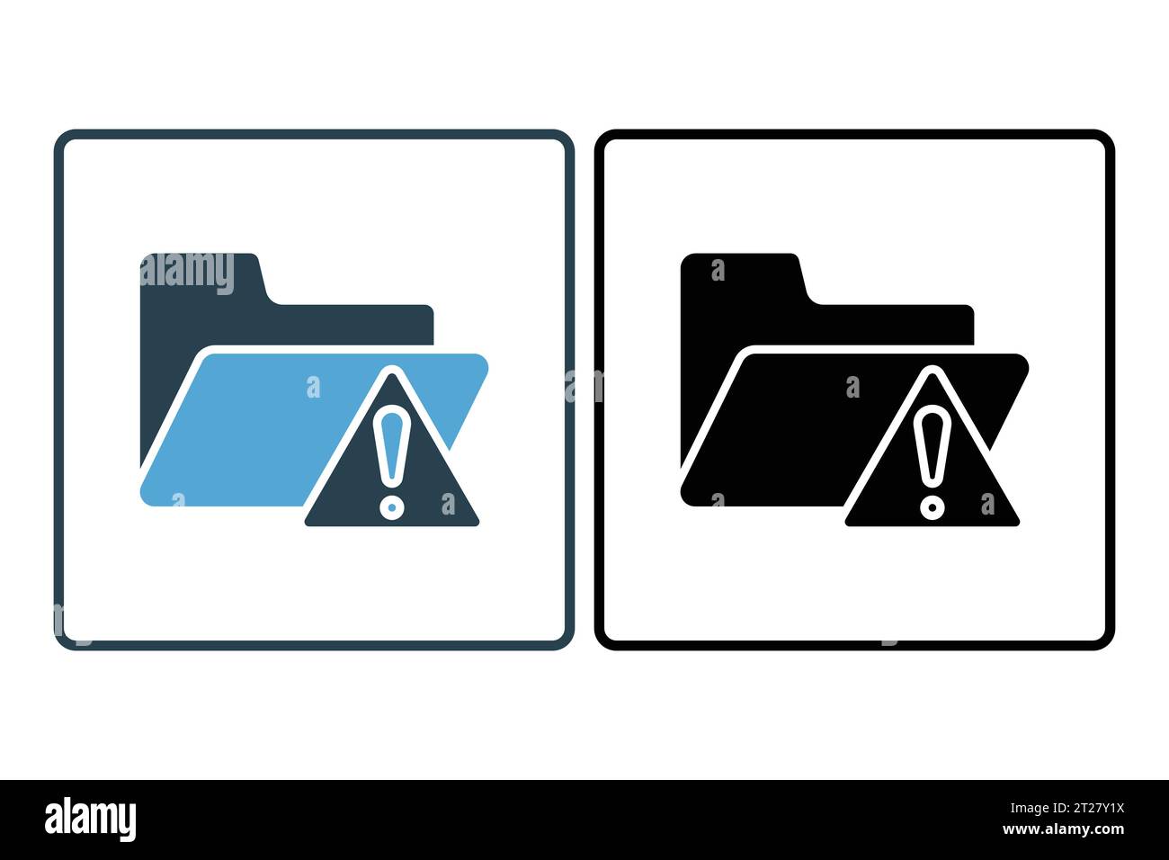 Database icon exclamation mark hi-res stock photography and images - Alamy