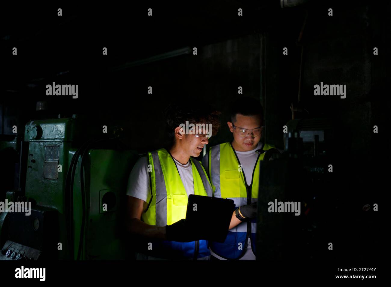 Student is going to visit metal factory. Education and engineering ...