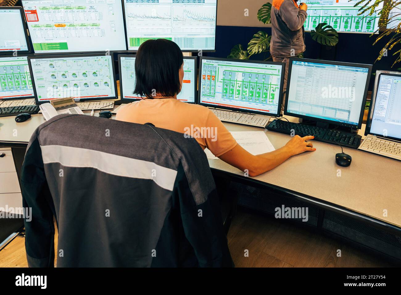 Inside technical control room hi-res stock photography and images - Alamy