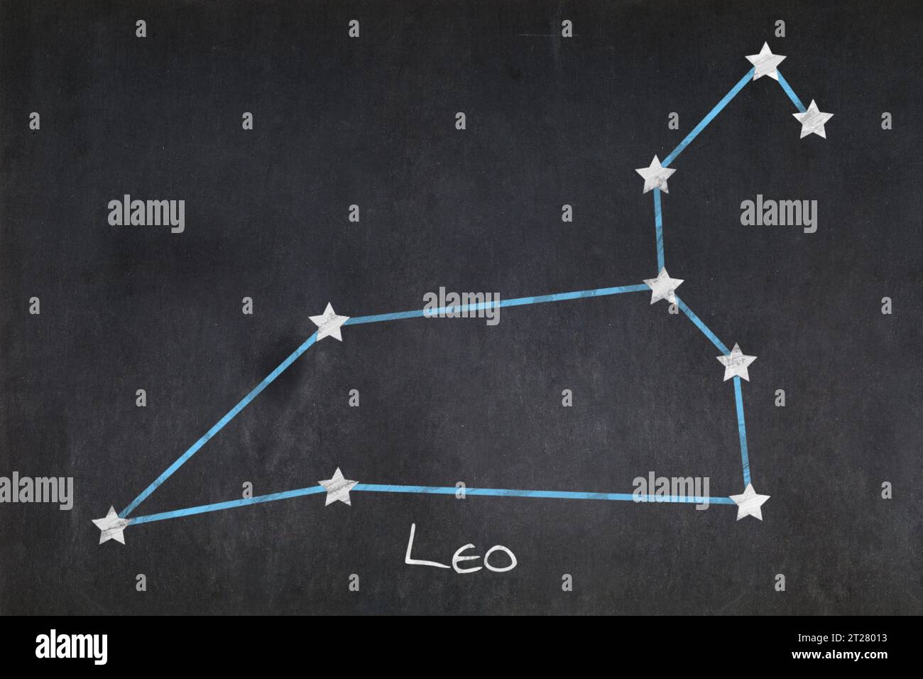 Leo Constellation Drawing