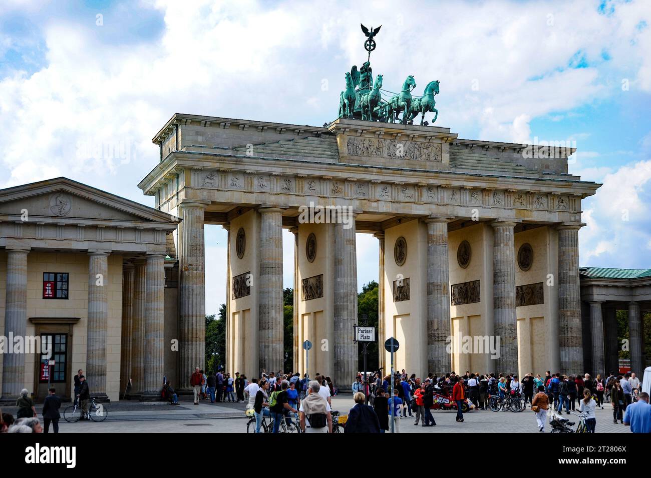 The Brandenburg Gate in Berlin is an 18th-century neoclassical ...