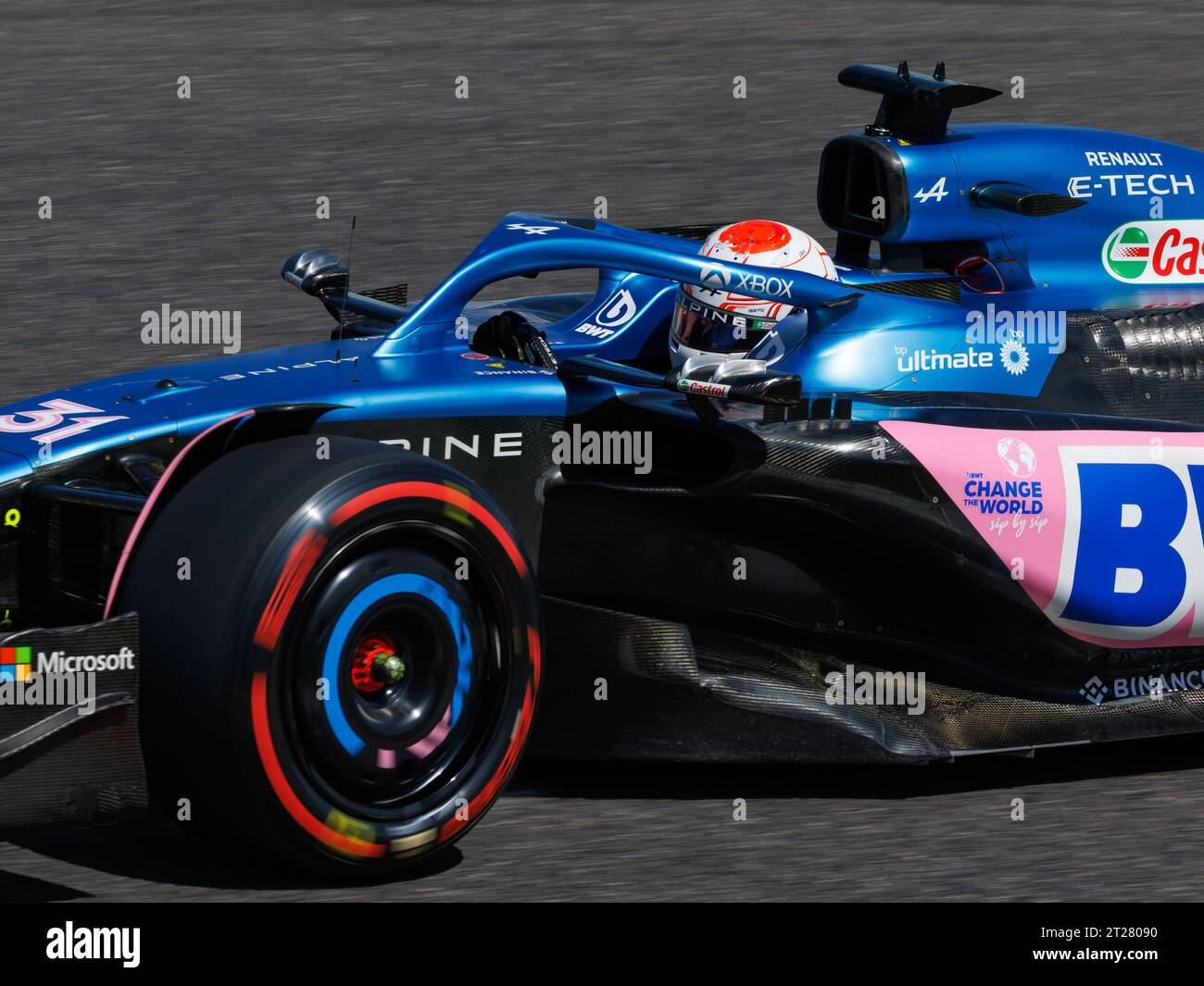 Suzuka Grand Prix Circuit, 18 October 2023: Esteban Ocon (FRA) of team ...
