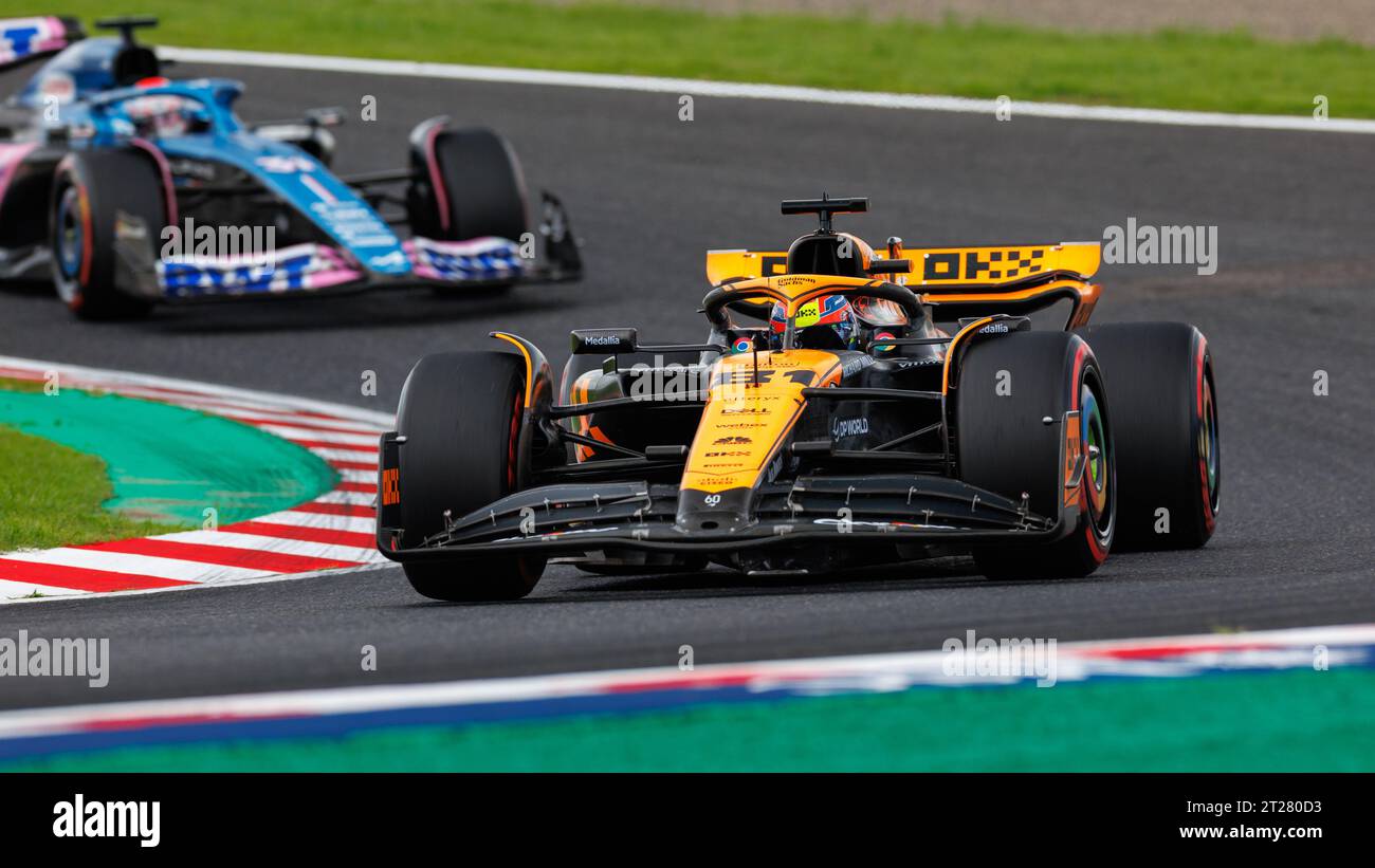 Suzuka Grand Prix Circuit, 18 October 2023: Oscar Piastri (AUS) of team ...