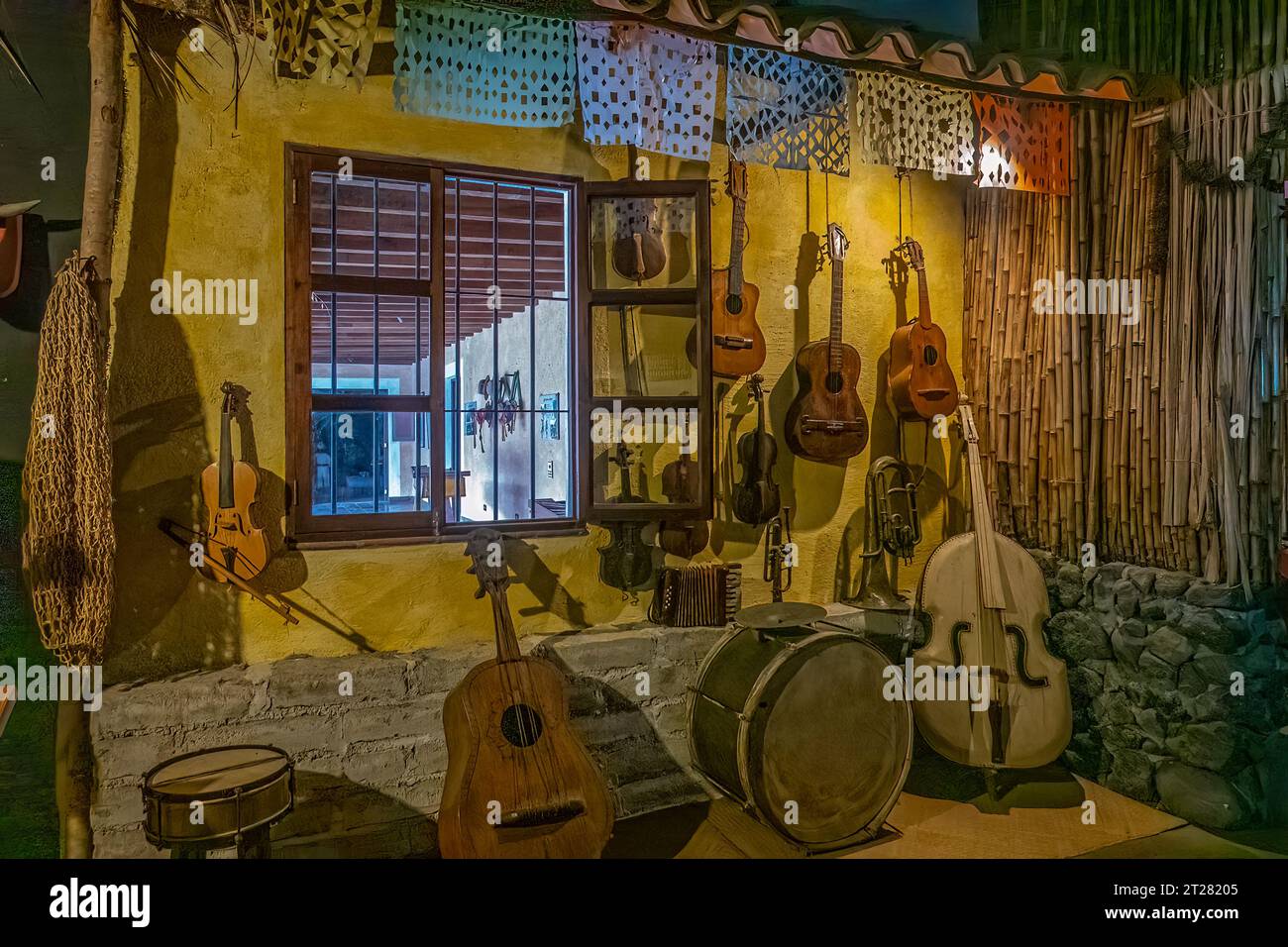 Guatemala, La Antigua - July 20, 2023: Finca La Azotea museums. Group ...
