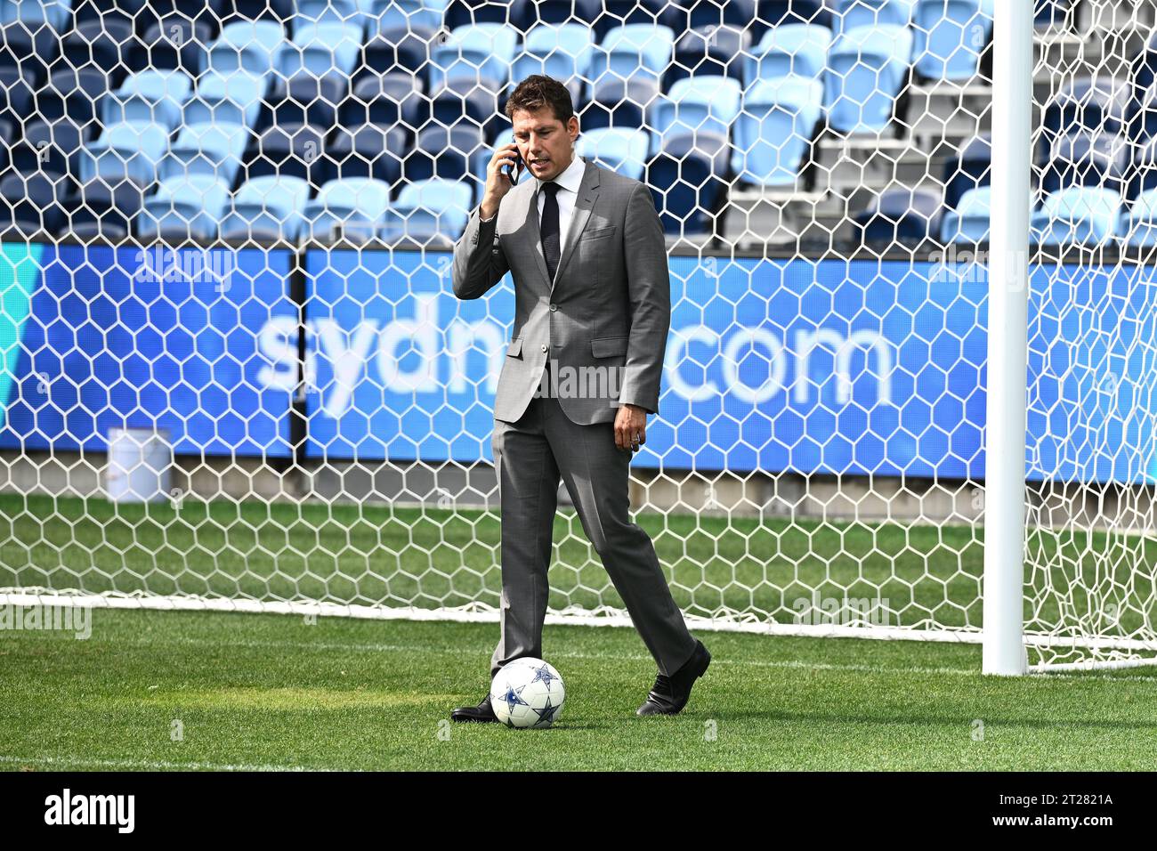 Sydney, Australia. 18th Oct, 2023. A Leagues Commisioner Nick Garcia ...