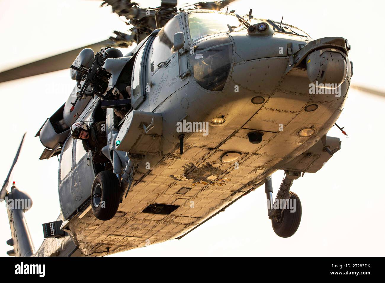 Adriatic Sea. 2nd Oct, 2023. An MH-60S Seahawk assigned to the Tridents ...