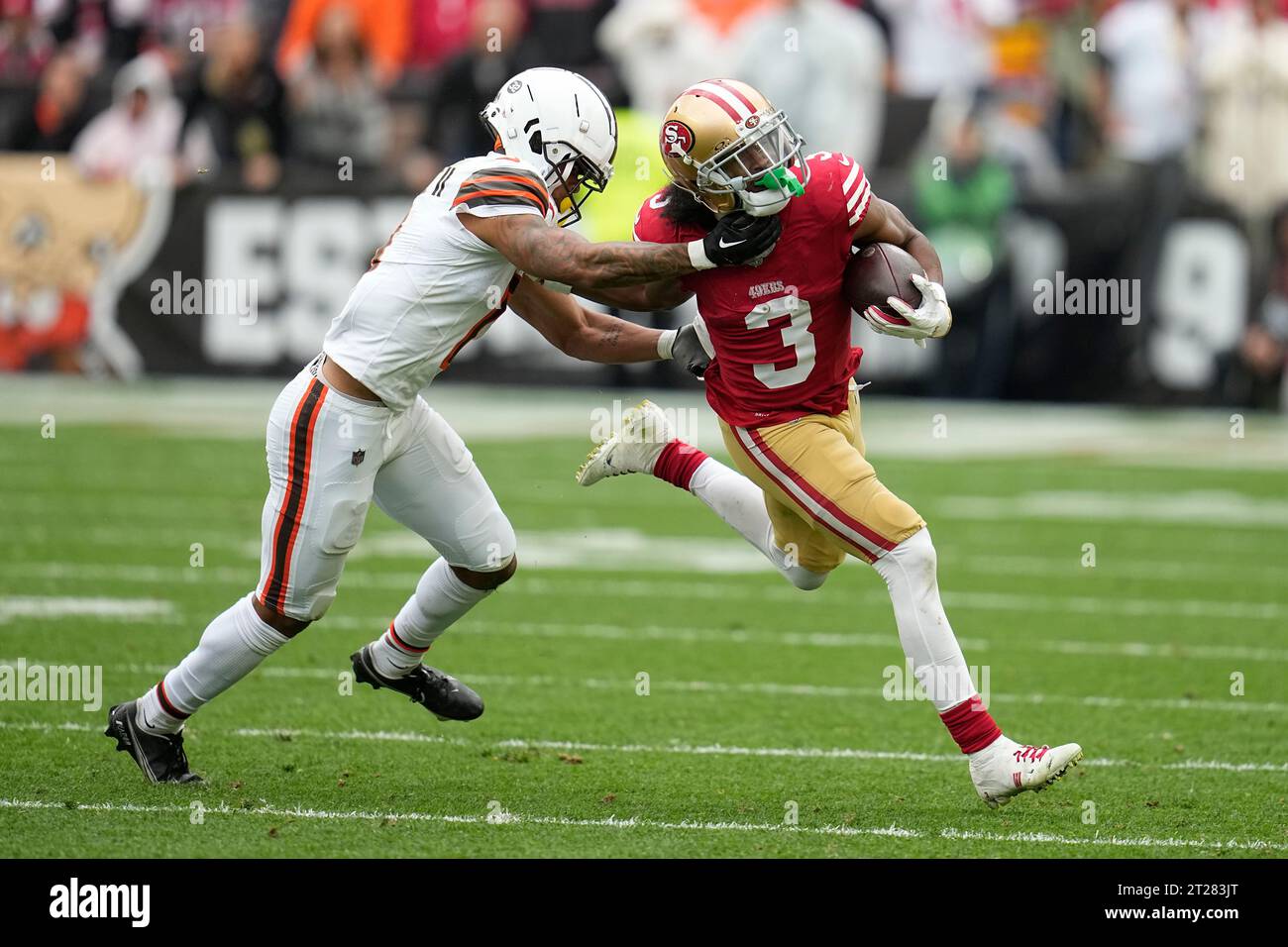 San Francisco 49ers wide receiver Ray-Ray McCloud III (3) runs against ...