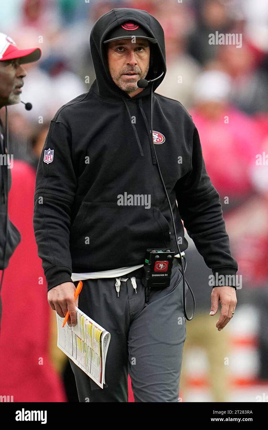 San Francisco 49ers head coach Kyle Shanahan on the sidelines during an ...