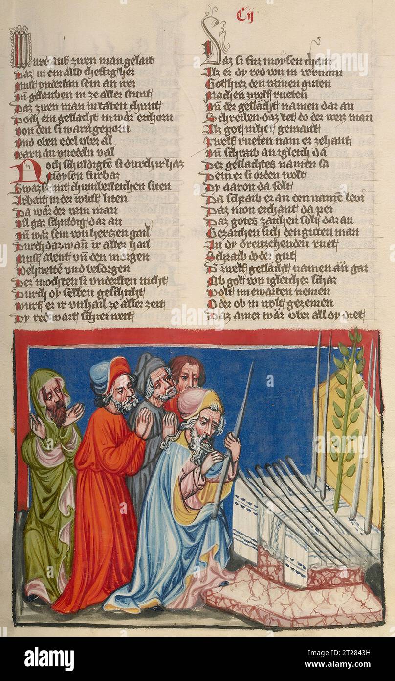 Rudolf von Ems (Austrian, about 1200 - 1254), author Aaron's ...