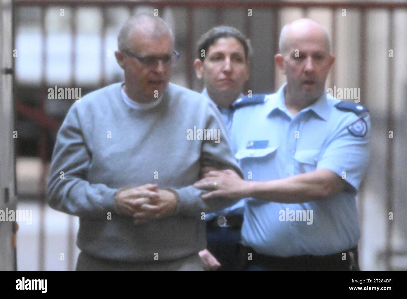 Melbourne, Australia. 18th Oct, 2023. Peter John Wetzler (left) arrives ...