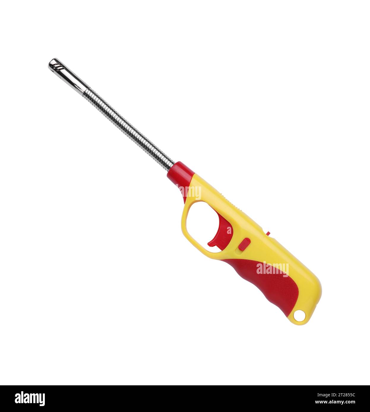 Gas lighter for stove isolated on white, top view Stock Photo - Alamy