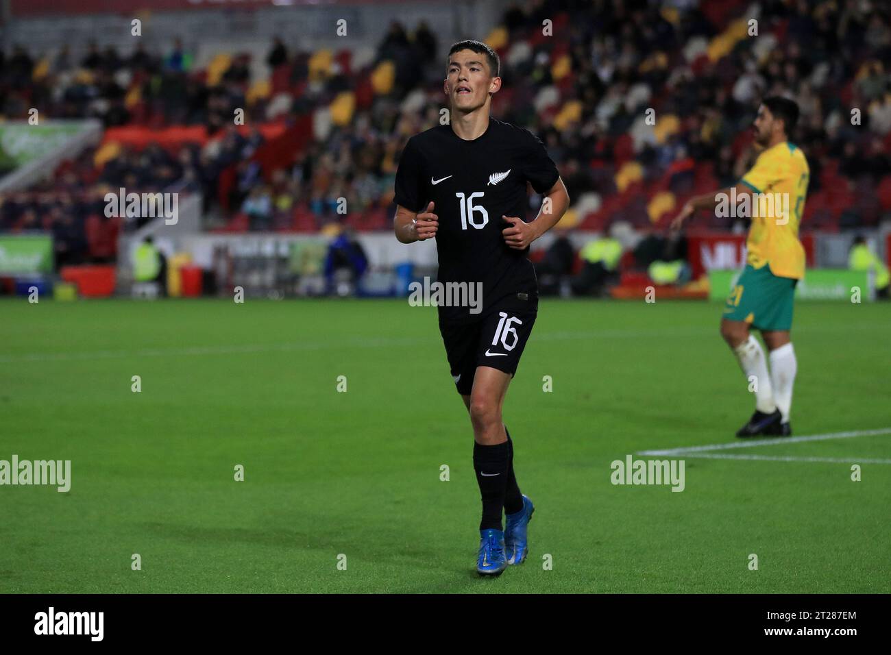 London, UK. 17th Oct, 2023. Eli Just of New Zealand Men's National Team ...