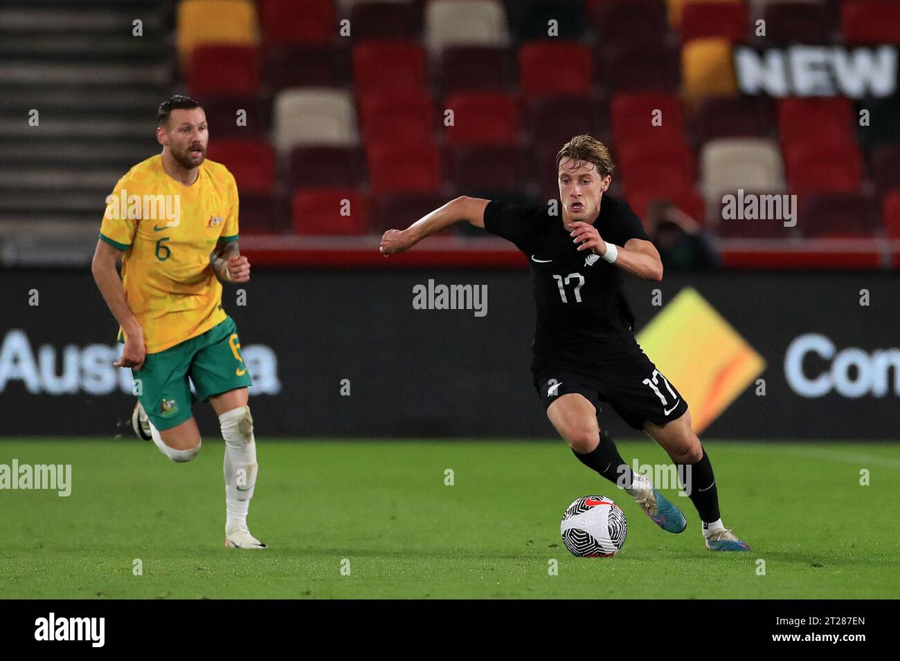 London, UK. 17th Oct, 2023. Alex Greive of New Zealand Men's National ...