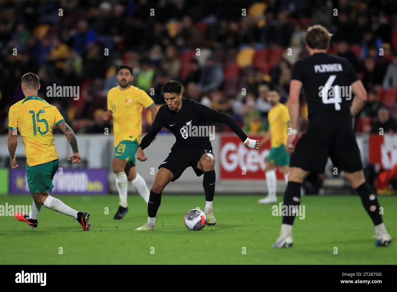 London, UK. 17th Oct, 2023. Marko Stamenic of New Zealand Men's ...