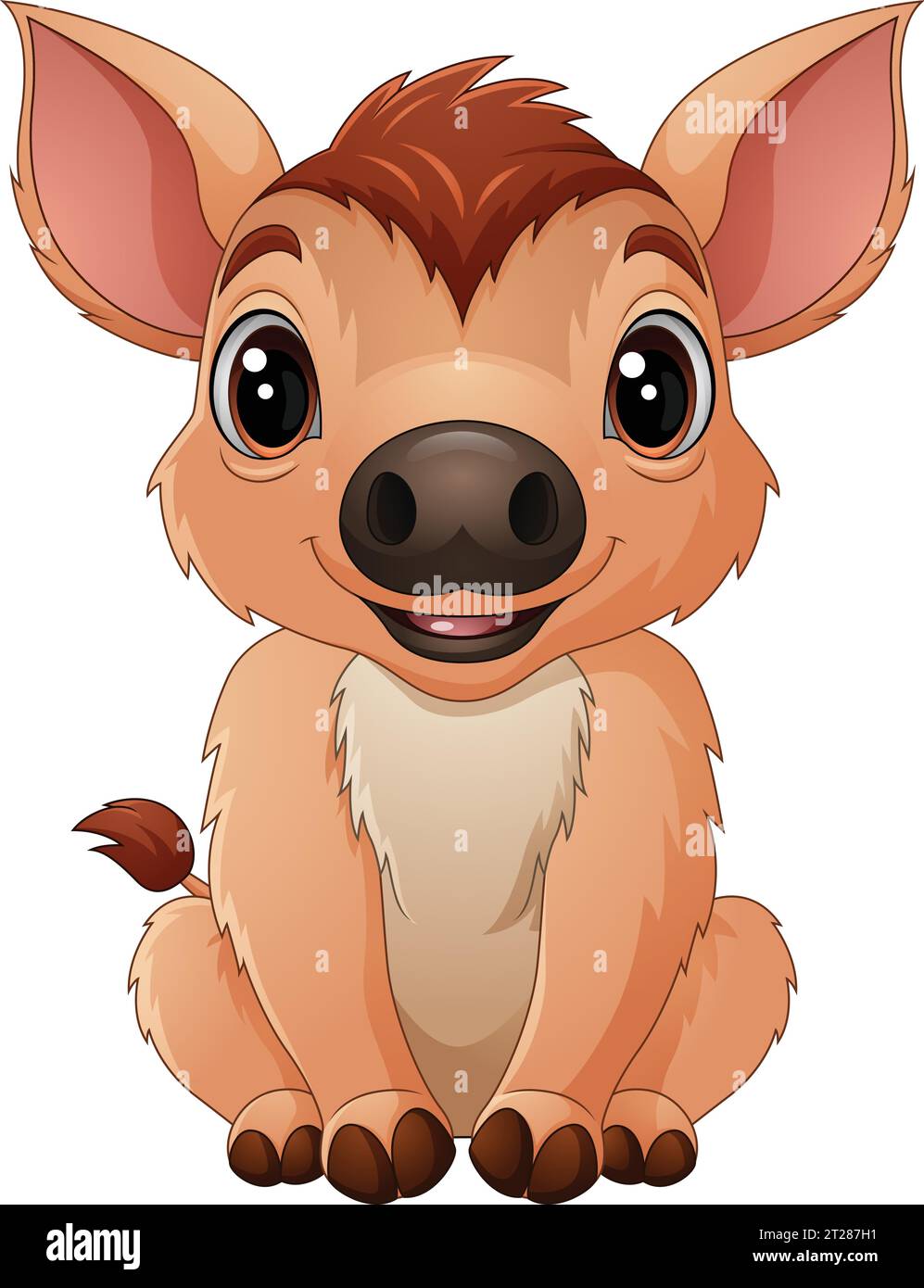 Cartoon wild boar on white background Stock Vector Image & Art - Alamy