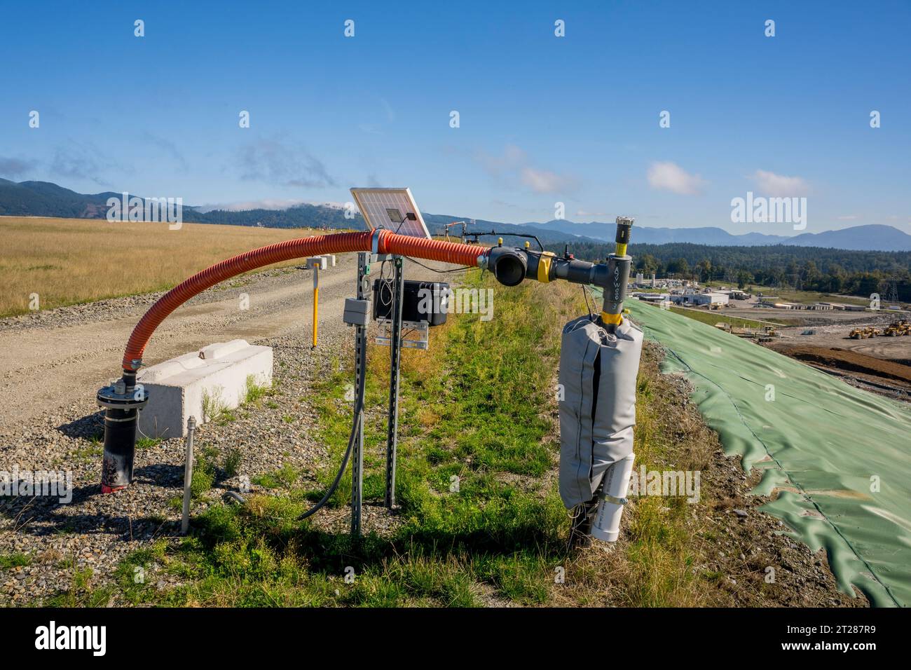 At the King County Cedar Hills Regional Landfill facility, Methane gas ...