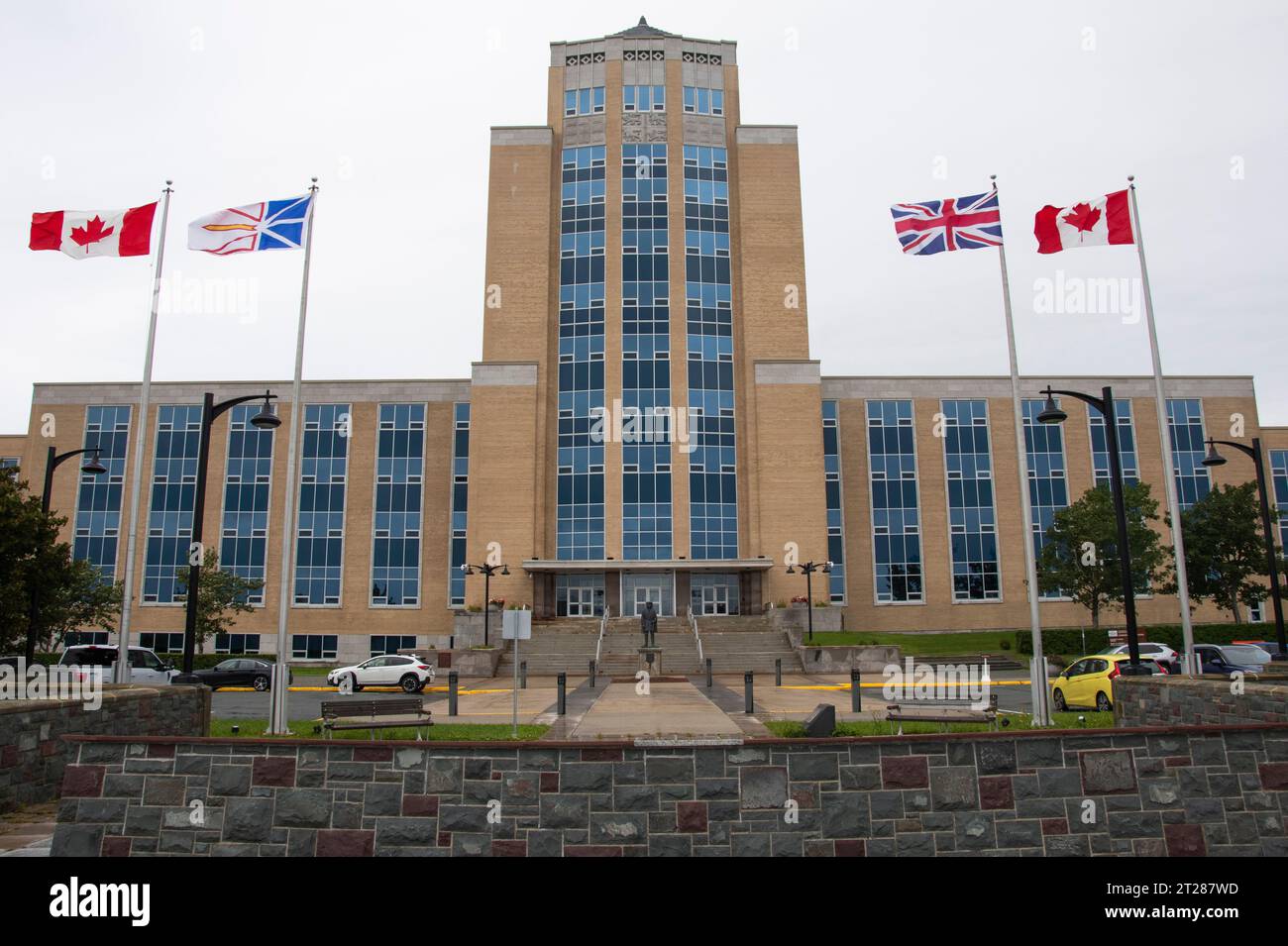 Provincial Confederation Building on Prince Philip Drive in St. John's ...