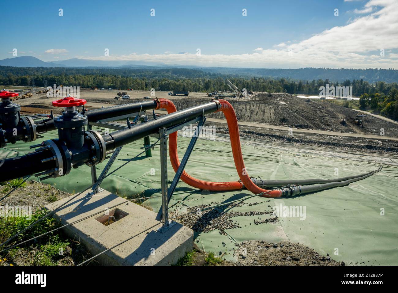 At the King County Cedar Hills Regional Landfill facility, Methane gas ...