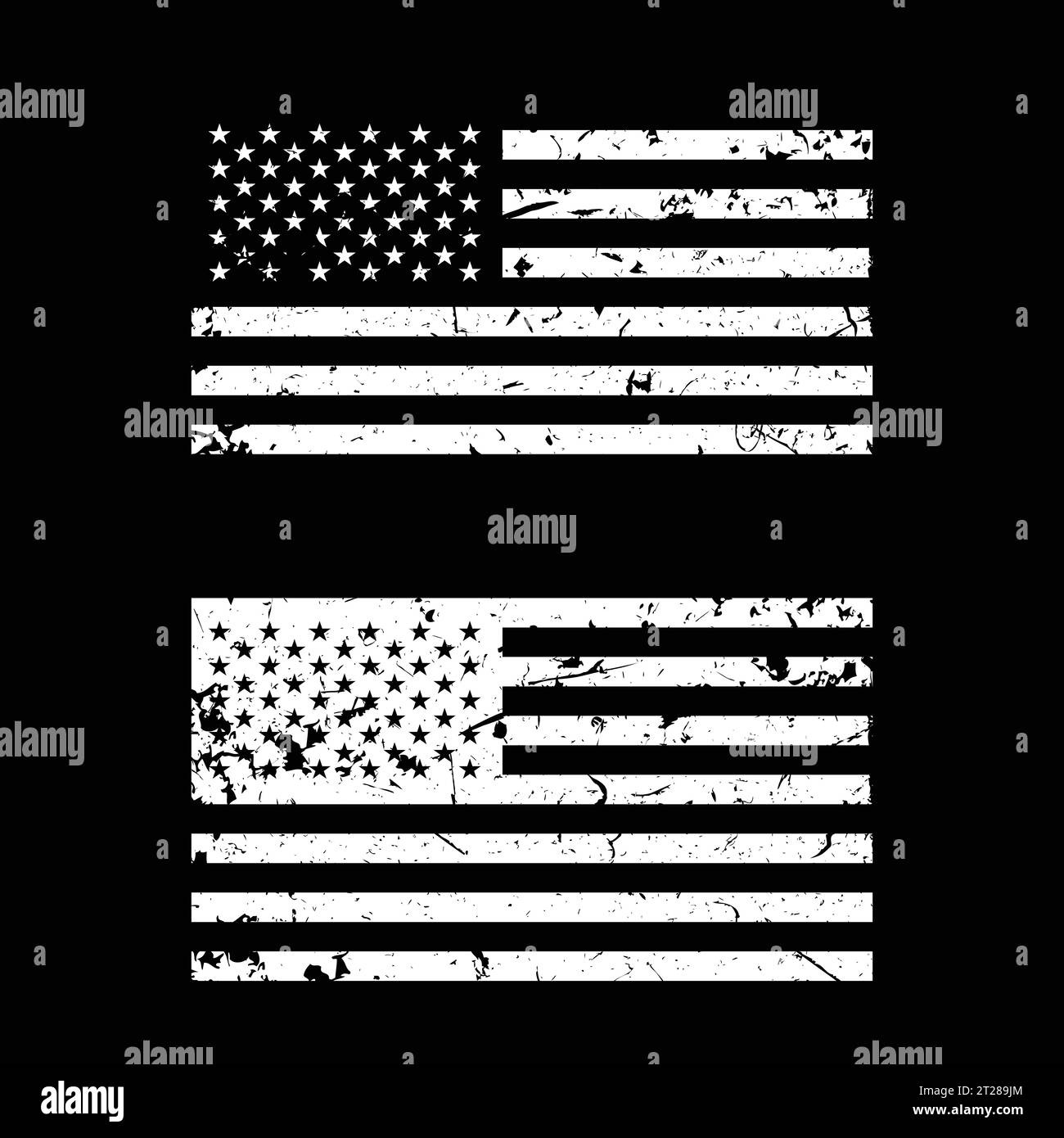 Distressed american flag Black and White Stock Photos & Images - Alamy