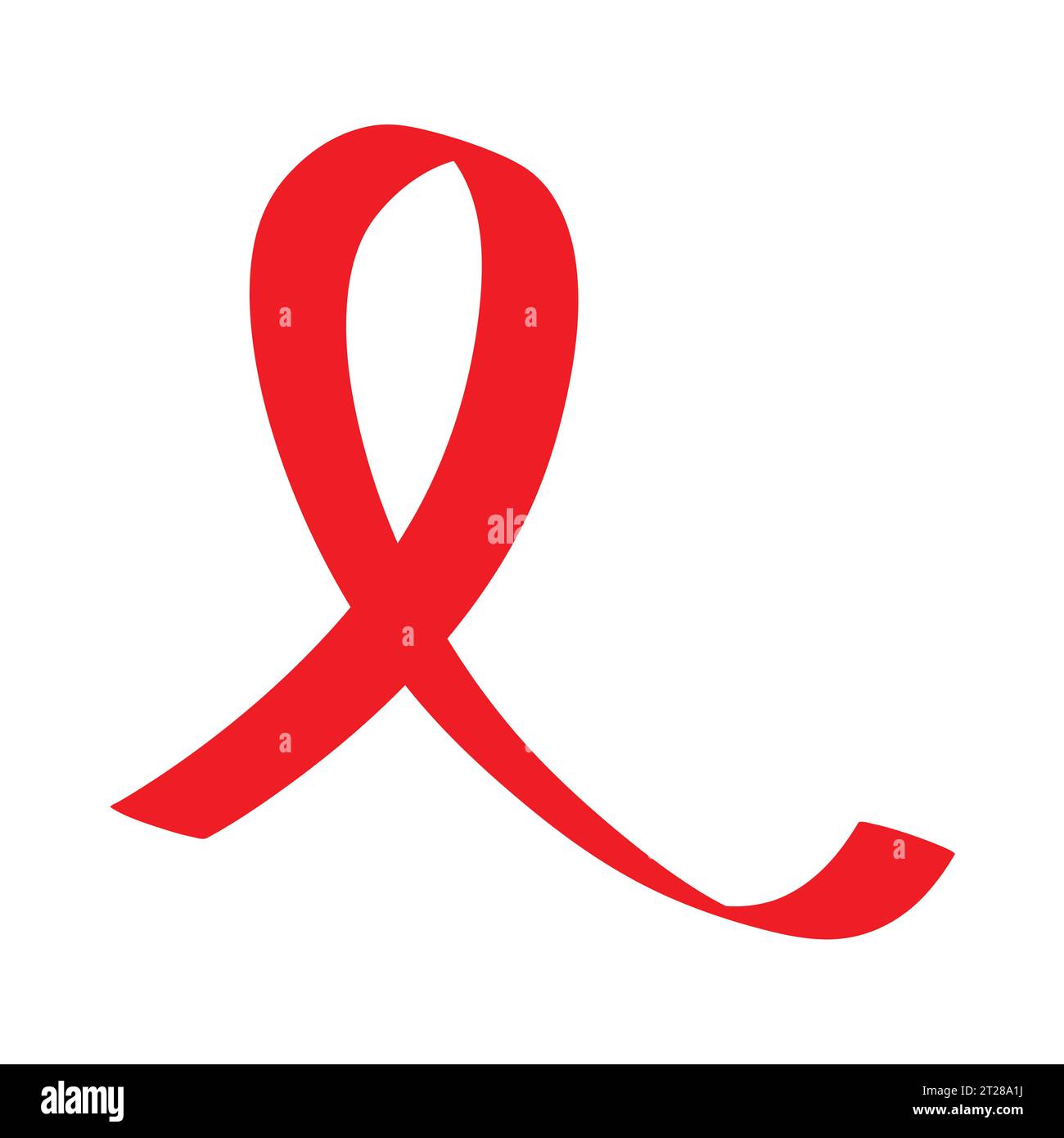 world aids day symbol red ribbon vector Stock Vector Image & Art - Alamy