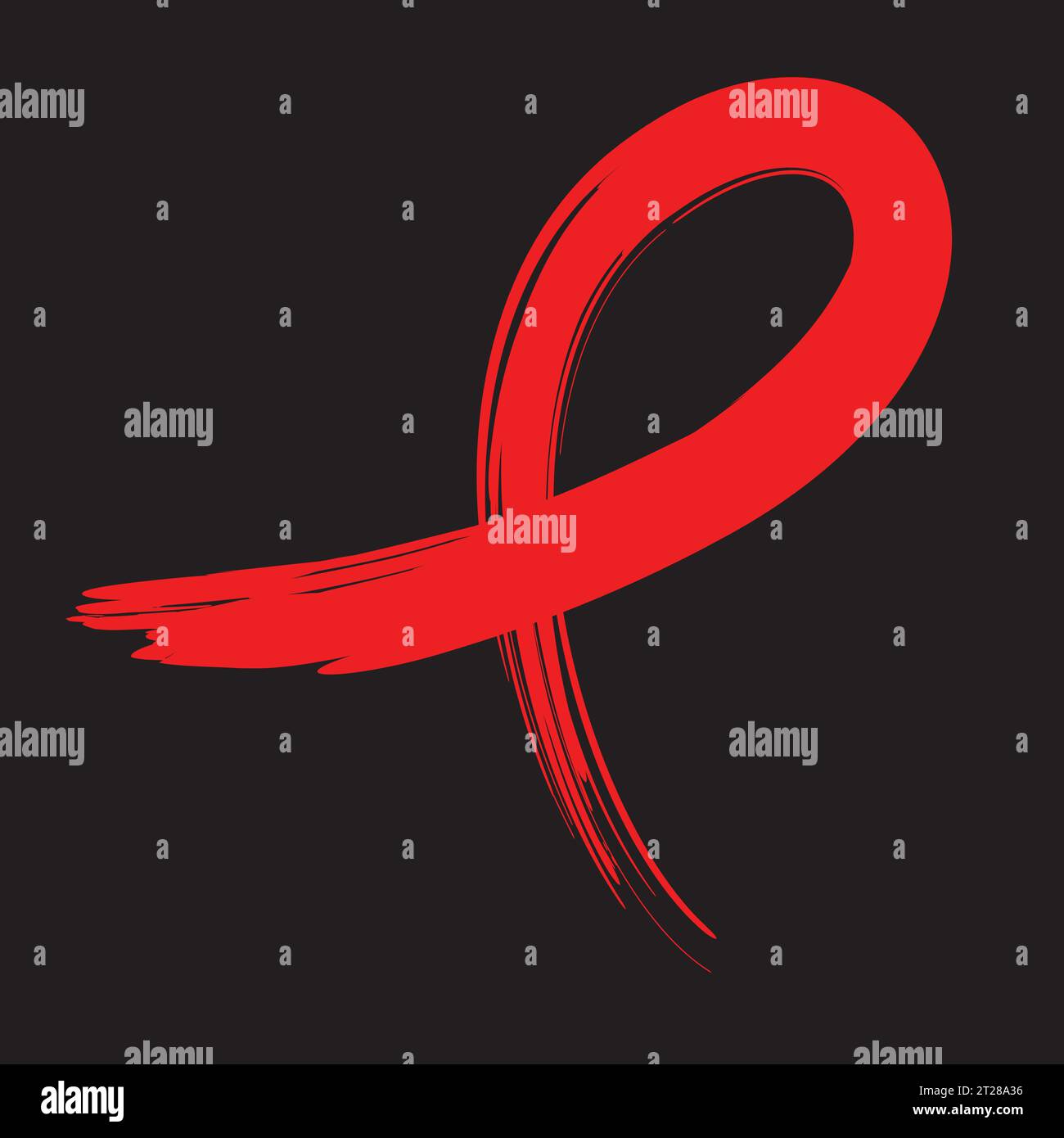 world aids day symbol red ribbon vector Stock Vector Image & Art - Alamy