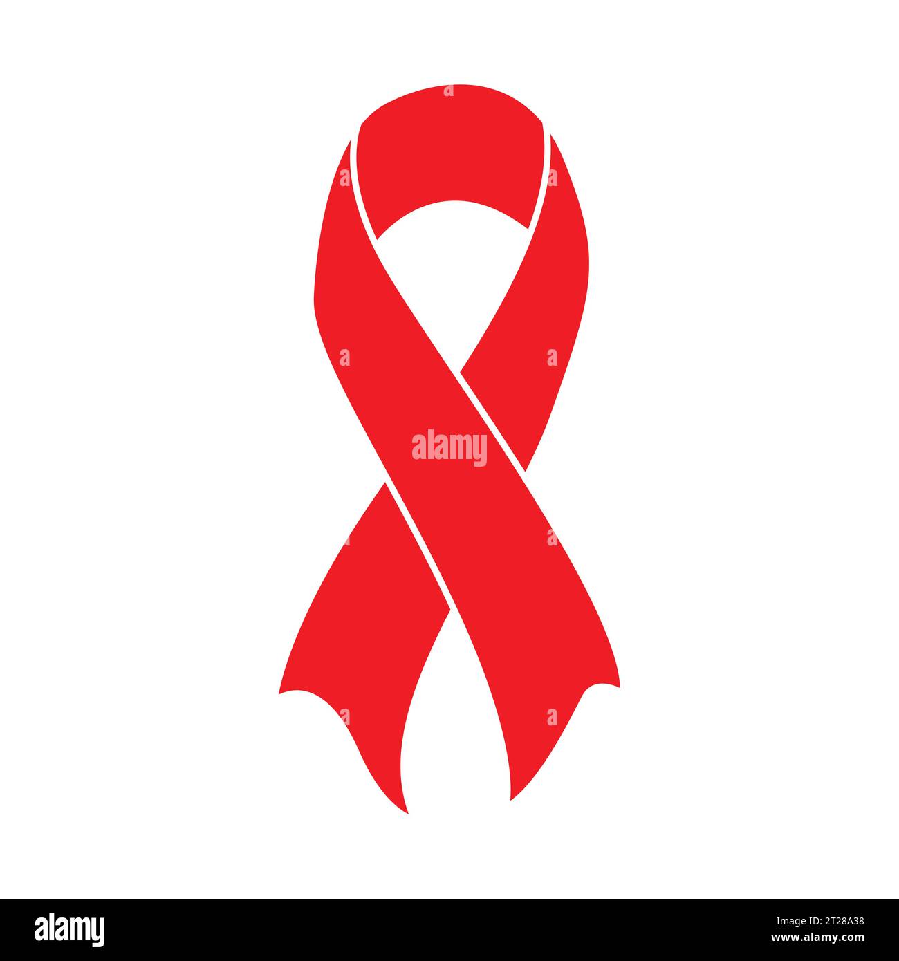 world aids day symbol red ribbon vector Stock Vector Image & Art - Alamy