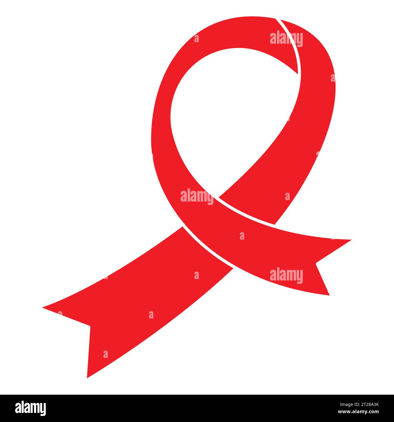 world aids day symbol red ribbon vector Stock Vector Image & Art - Alamy