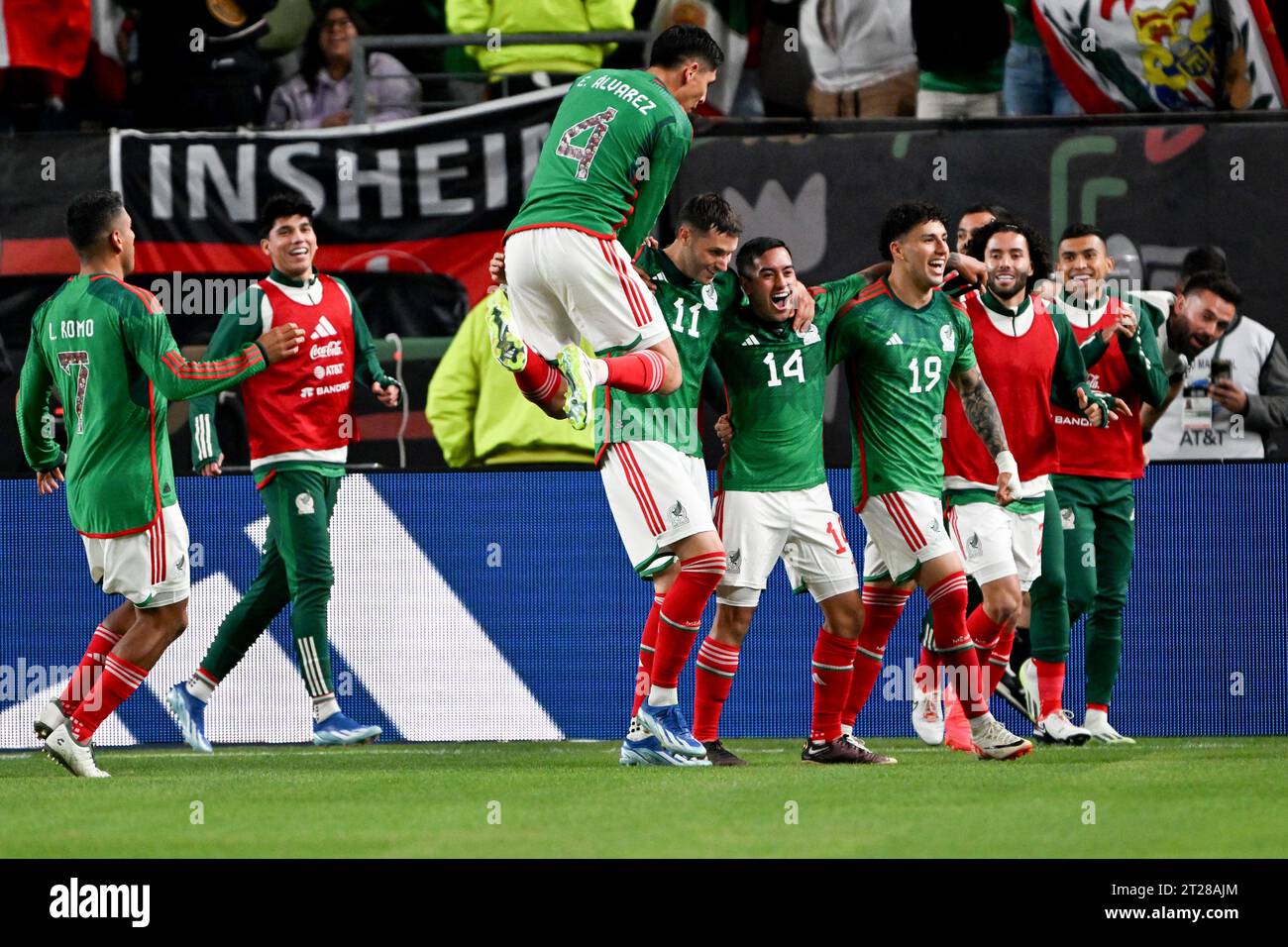Philadelphia, USA. 18th Oct, 2023. Soccer: Internationals, Mexico - Germany, Lincoln Financial ...