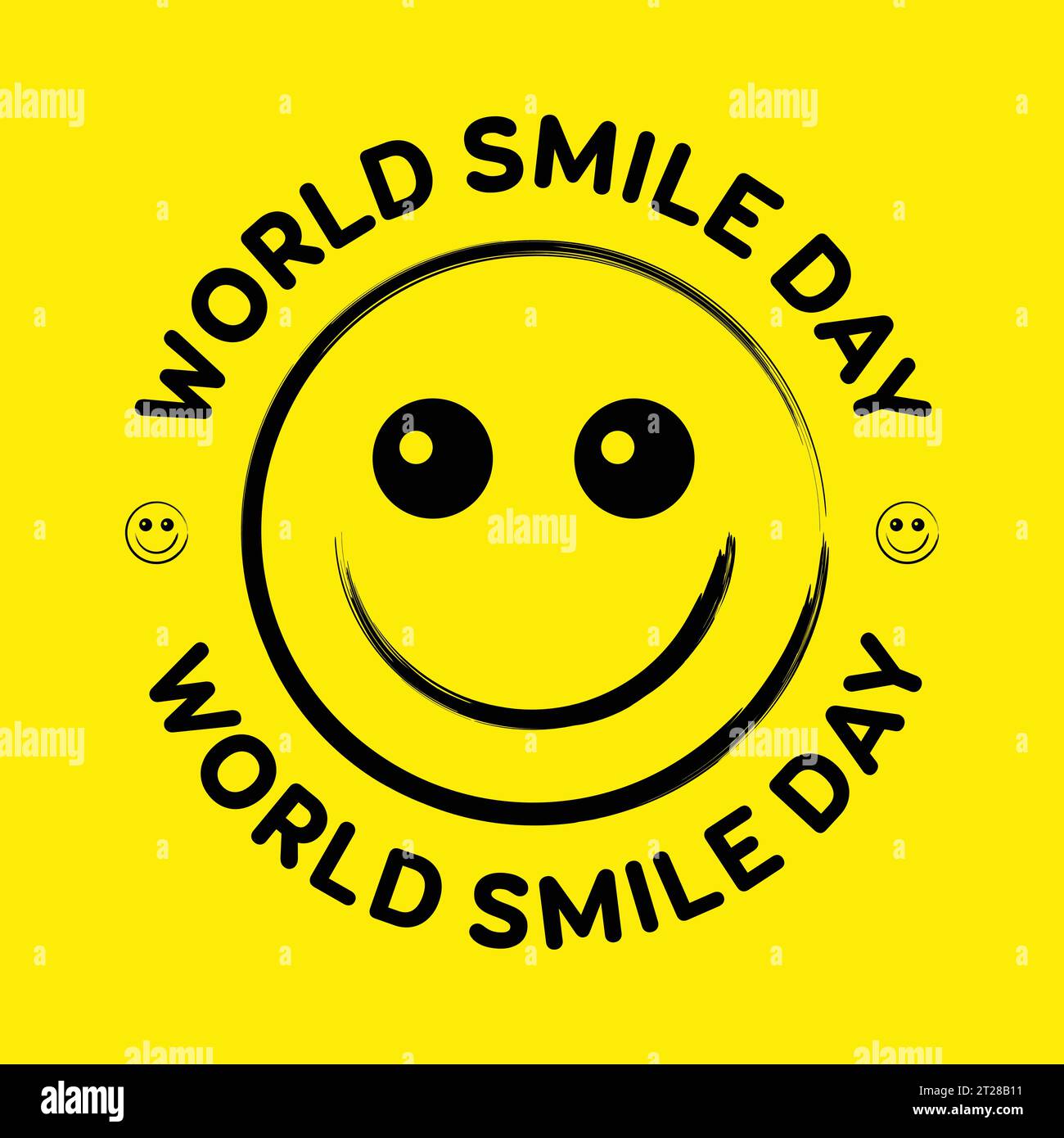 World smile day design, Happy face, smiley face icons Vector Stock ...