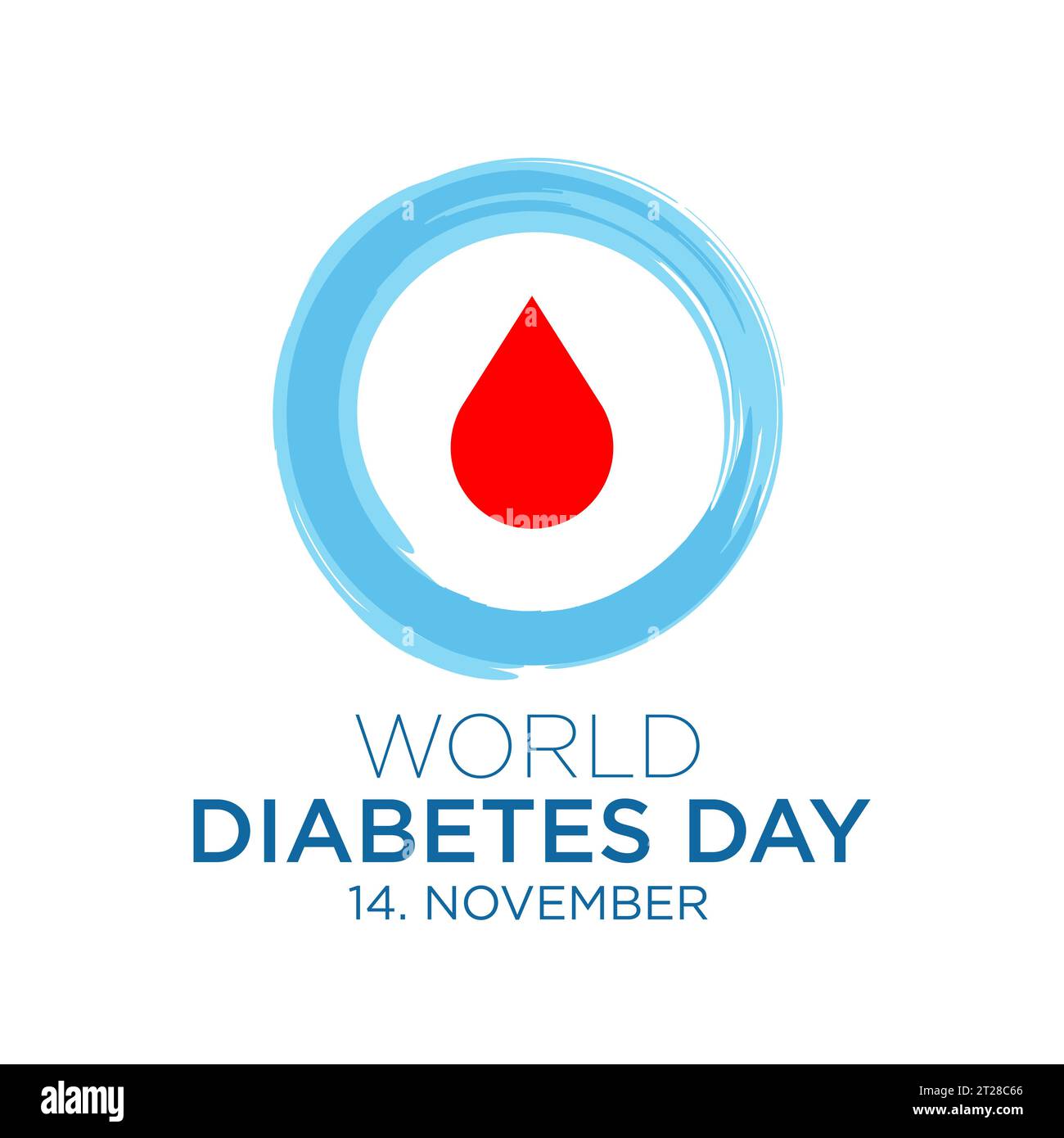 World Diabetes Day Awareness Vector illustration Stock Vector Image ...
