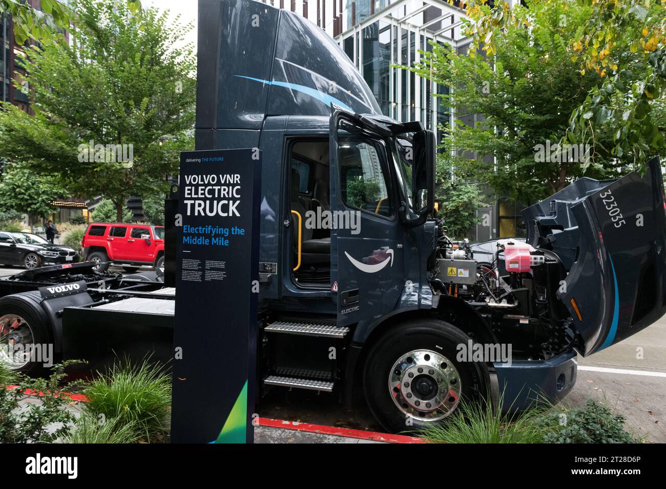 Seattle, USA. 17th Oct 2023. Mid-day the Amazon Delivering The Future ...