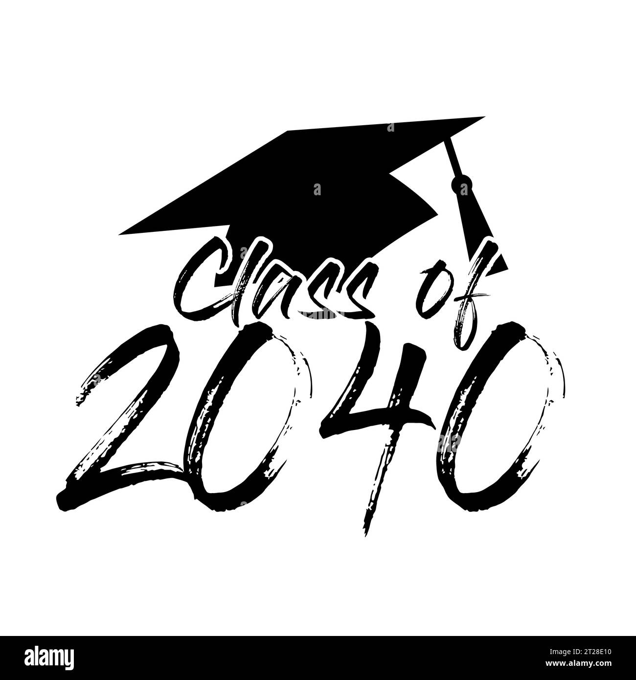 Class Of 2040 Design Vector Stock Vector Image & Art - Alamy