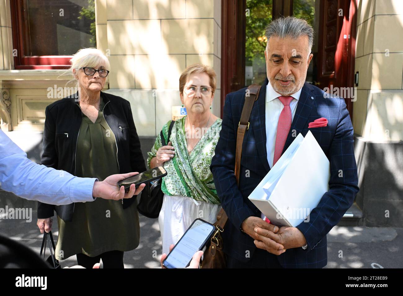 Melbourne, Australia. 18th Oct, 2023. Peter John Wetzler's lawyer Manny ...