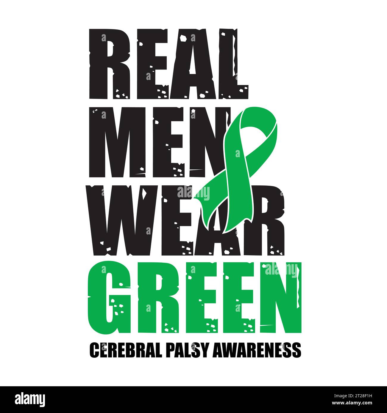 Cerebral Palsy Awareness, Green Ribbon, American Distressed Flag vector ...