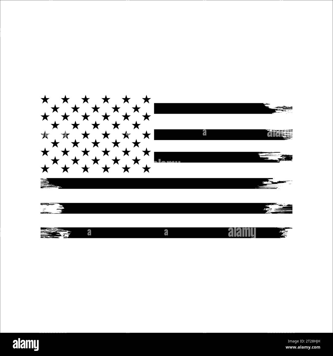 Grunge USA flag American flag with grunge texture Vector Stock Vector ...