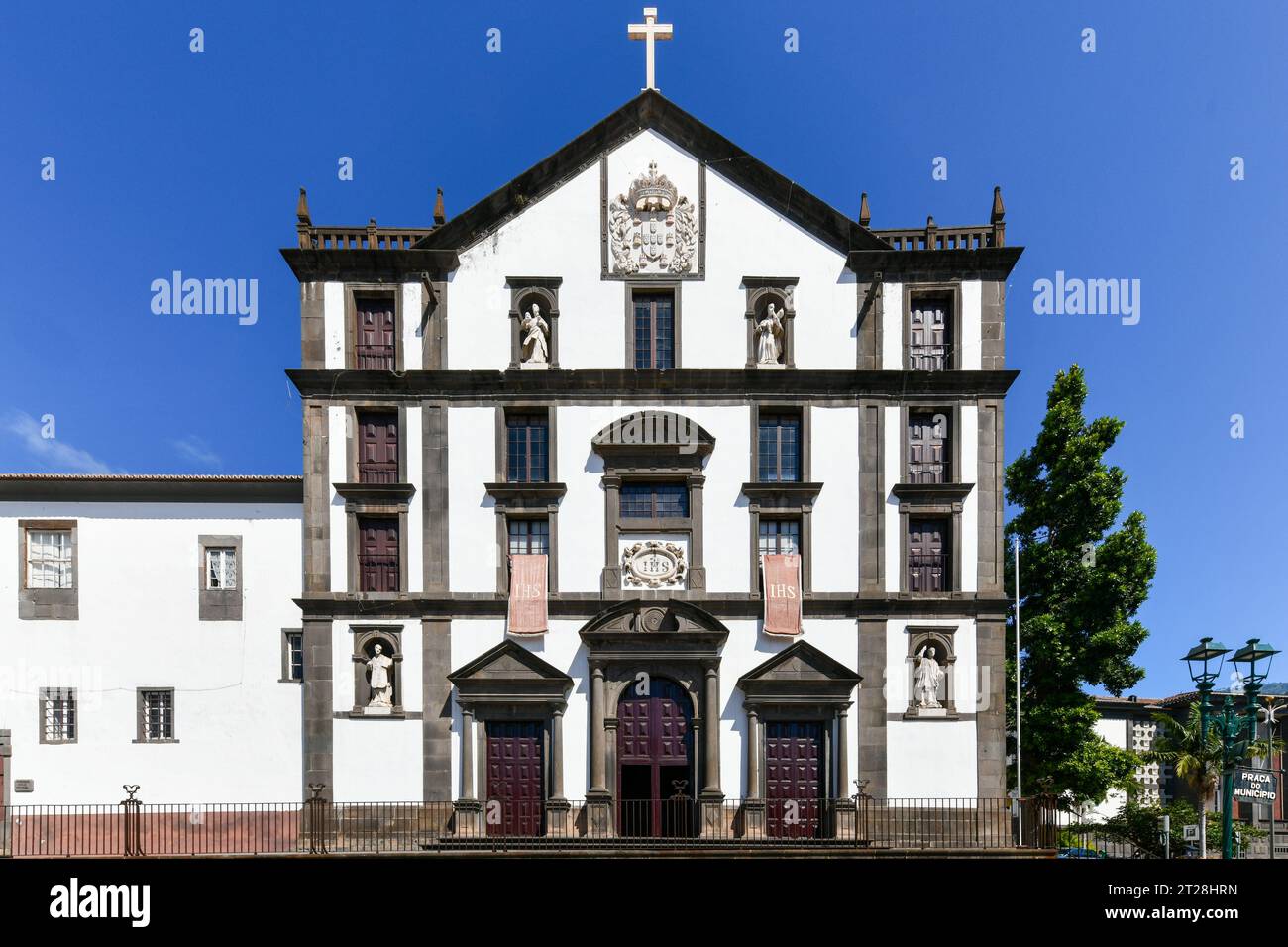 Church of Saint John the Evangelist in the city center of Funchal ...