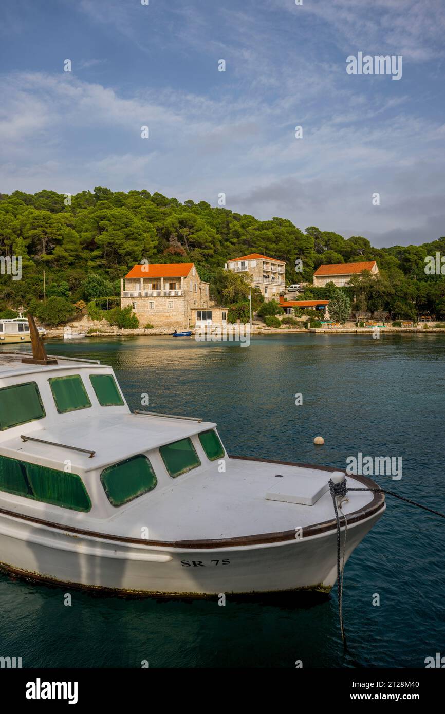 The Seaside of Pomena on Mljet Island, the southernmost and easternmost ...