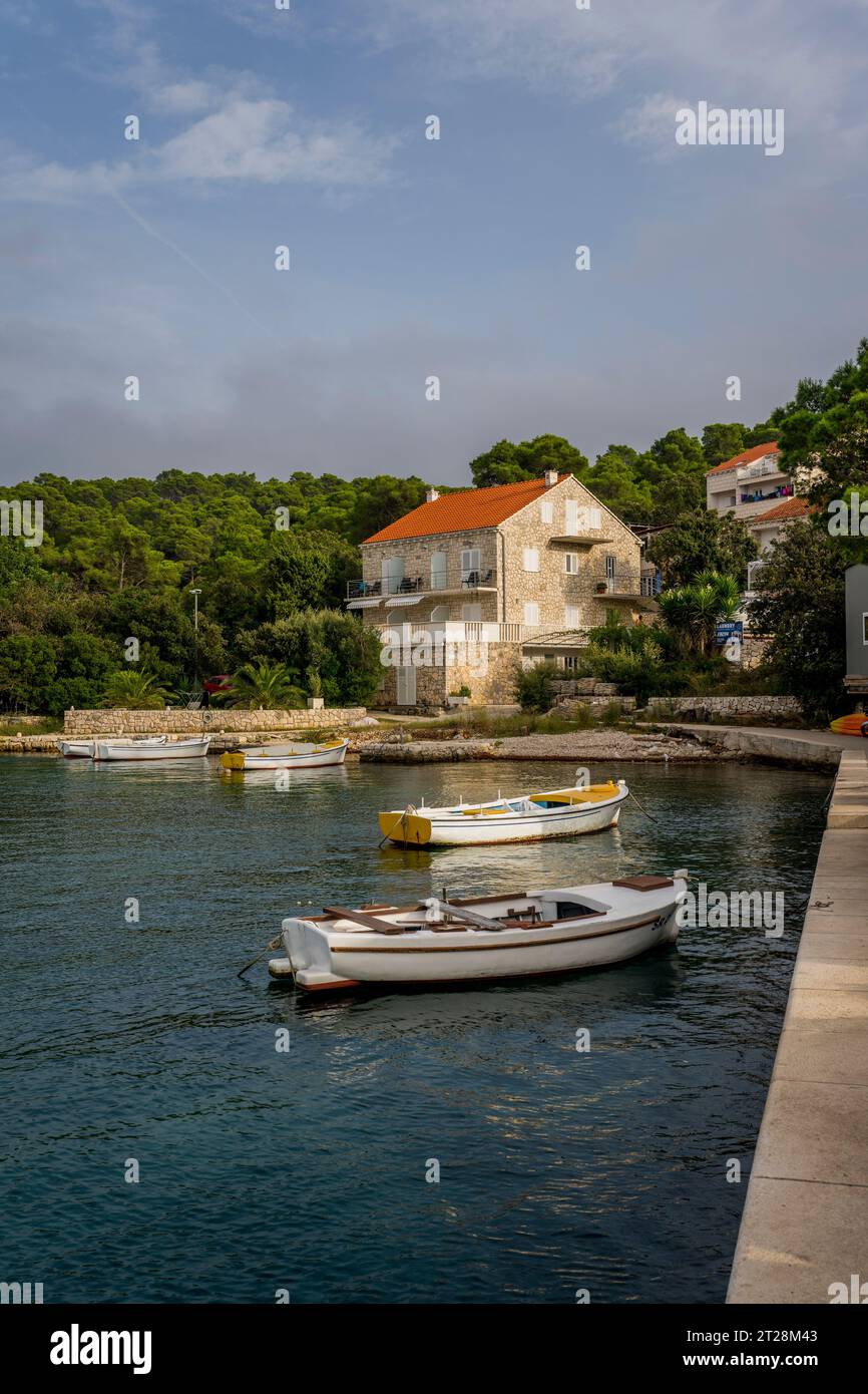 The Seaside of Pomena on Mljet Island, the southernmost and easternmost ...