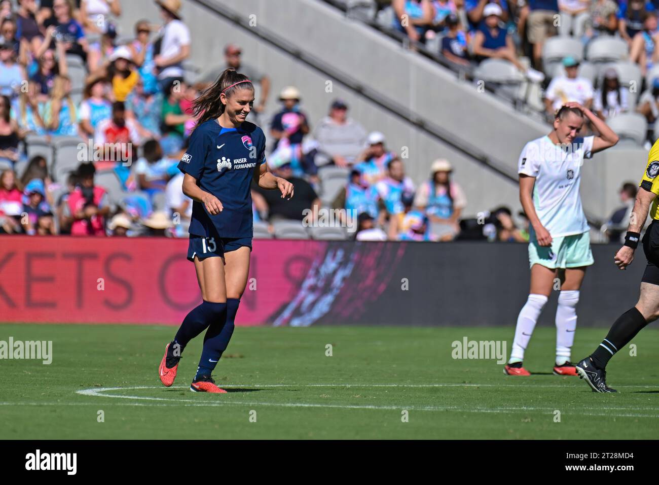 San Diego, California, USA. 15th Oct, 2023. San Diego Wave FC forward ...