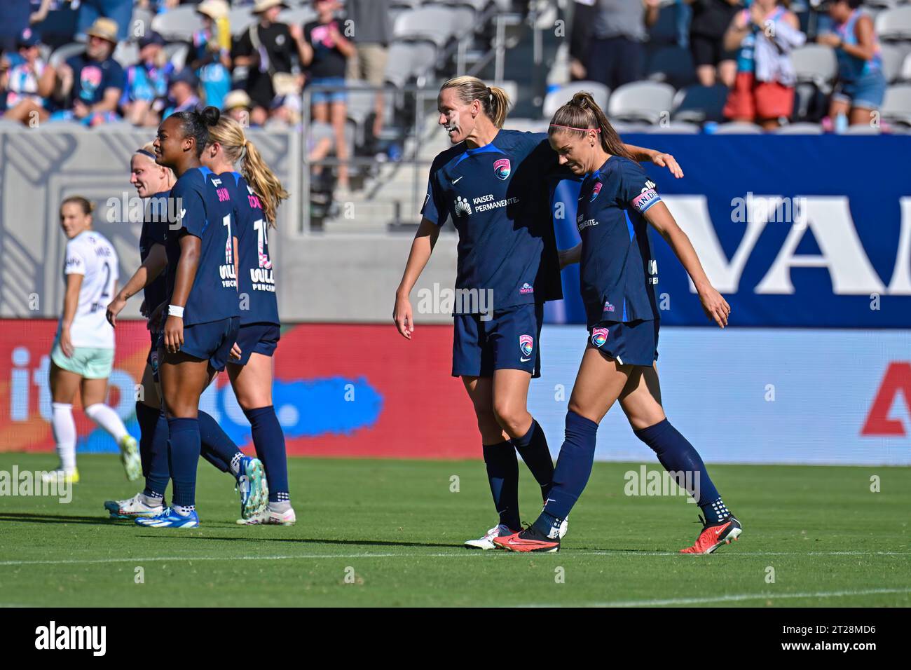 San Diego, California, USA. 15th Oct, 2023. San Diego Wave FC ...