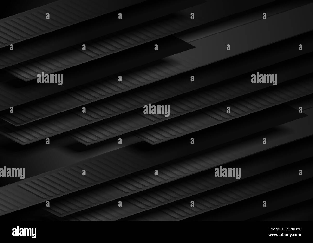 Abstract black hi-tech geometric minimal background. Dark vector design ...