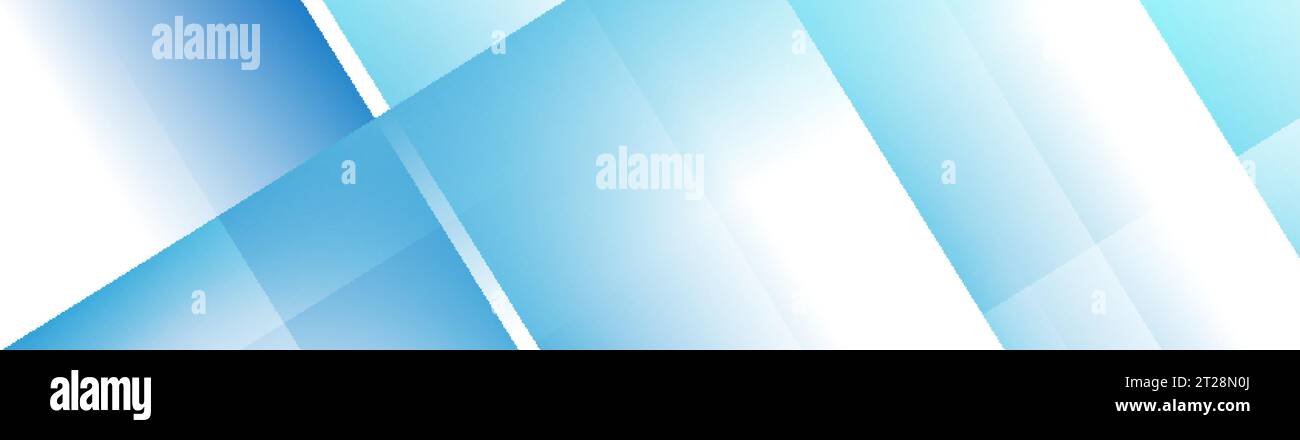 Light blue stripes abstract tech banner design. Geometric vector ...